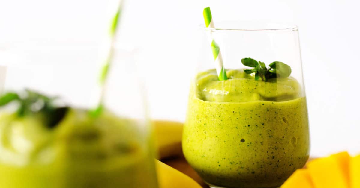 Tropical Watercress Smoothie | Live Eat Learn