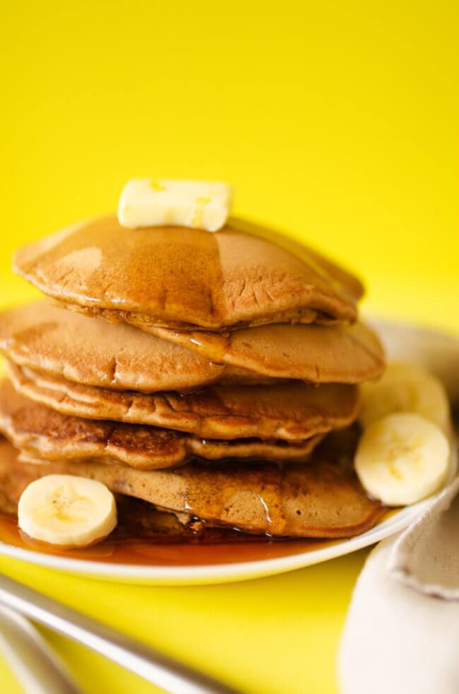 Beer Pancakes (ultra-fluffy + dairy-free!) | Live Eat Learn