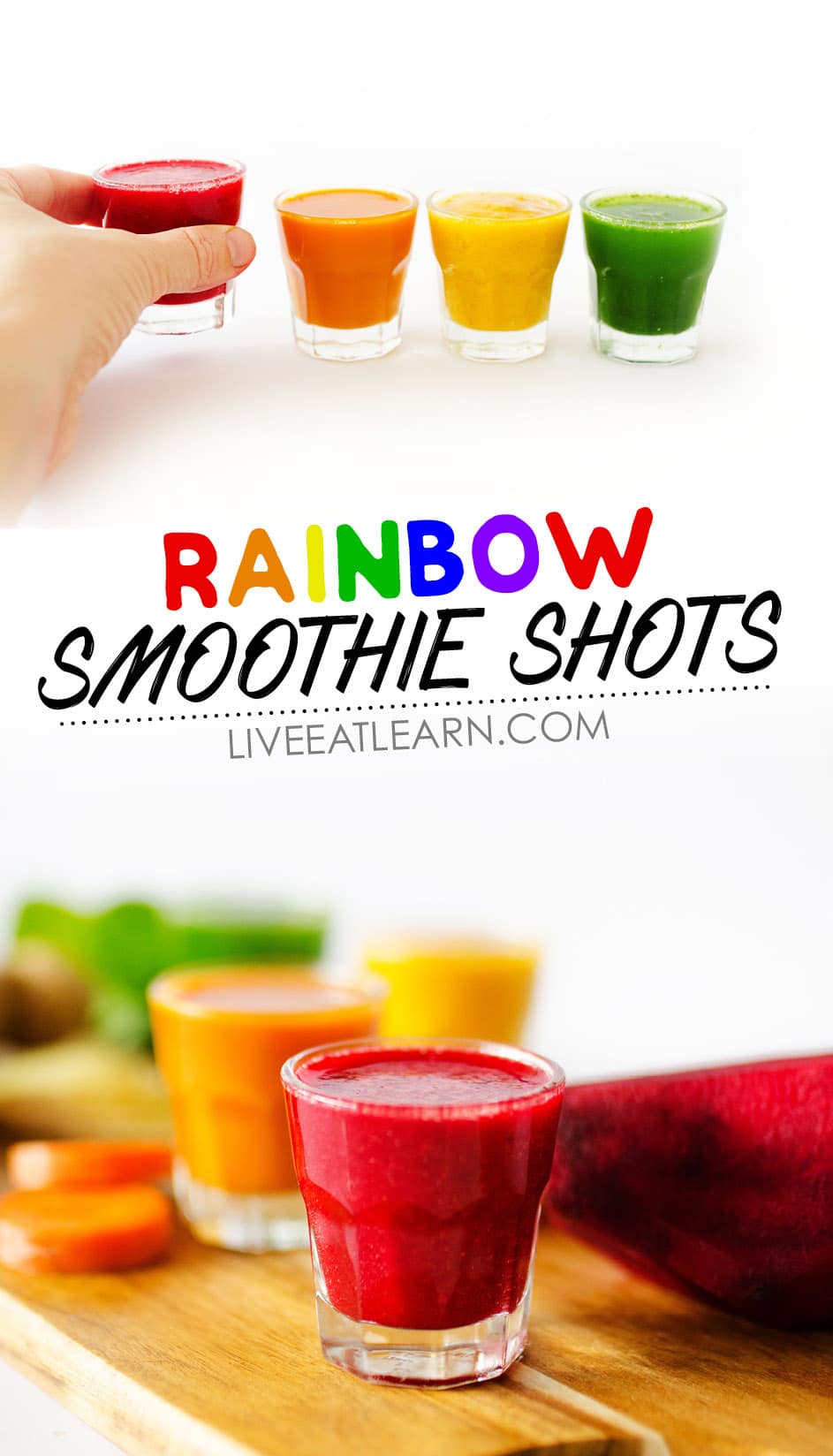 Smoothie Shots (4 Veggie-Packed Flavors!) | Live Eat Learn