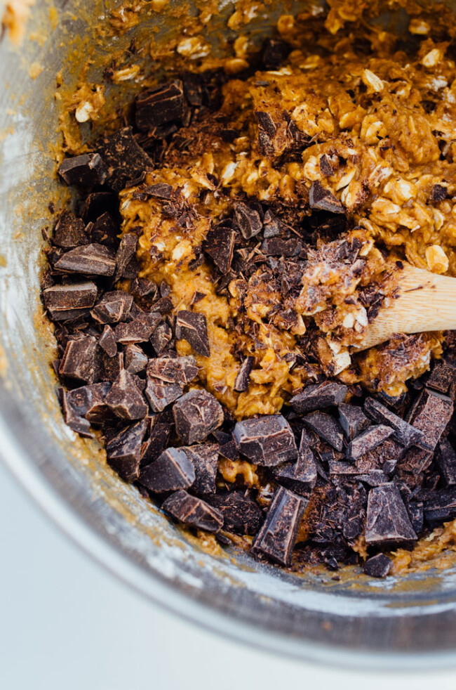 Sweet Potato Cookies with Chocolate Chips and Oats | Live Eat Learn