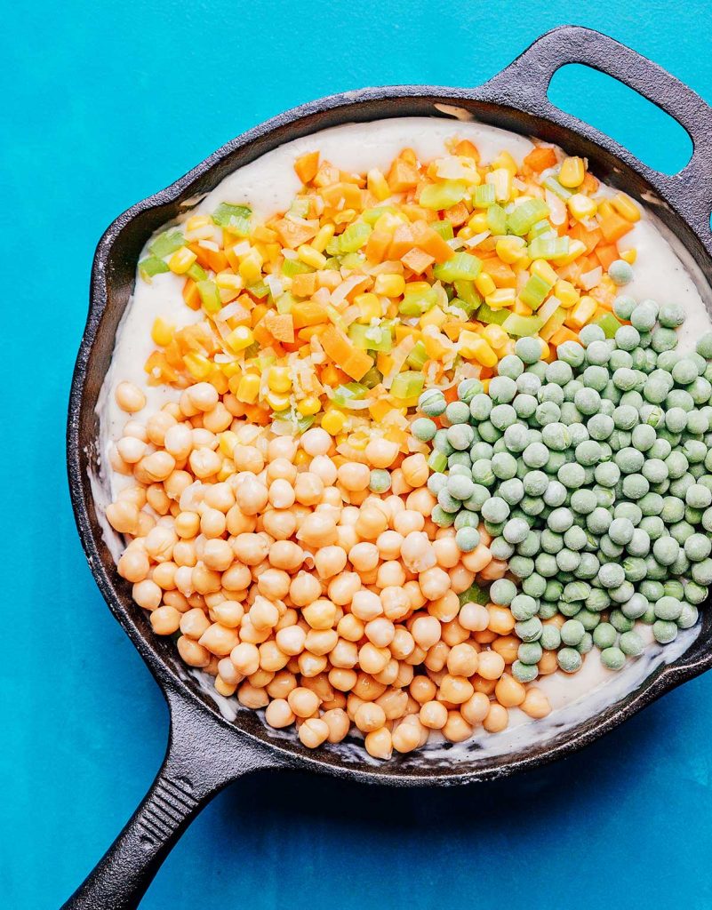 Easy Vegetarian Chickpea Pot Pie | Live Eat Learn