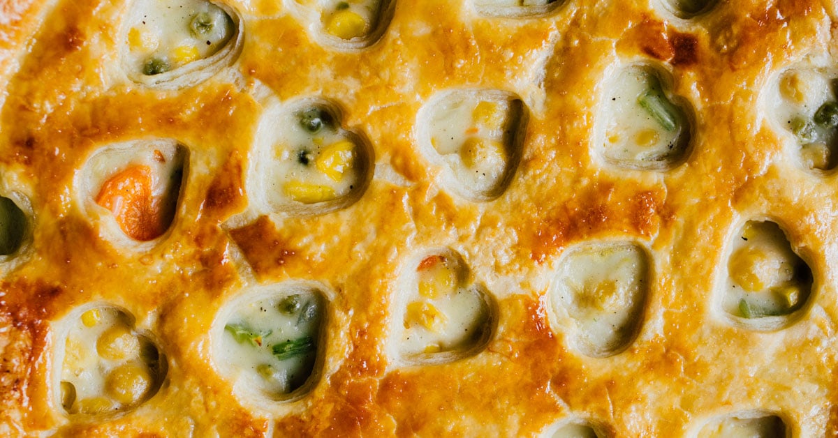 Easy Chickpea Pot Pie (Vegetarian, 1 Pan) | Live Eat Learn