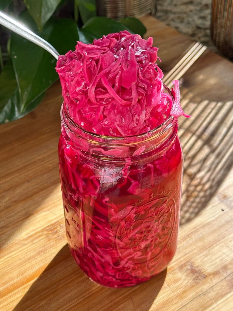 Quick Pickled Cabbage Recipe