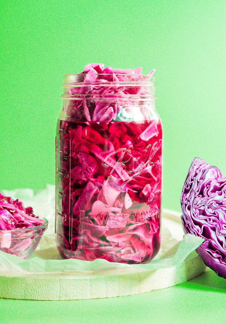 How to Make Easy Pickled Red Cabbage | Live Eat Learn