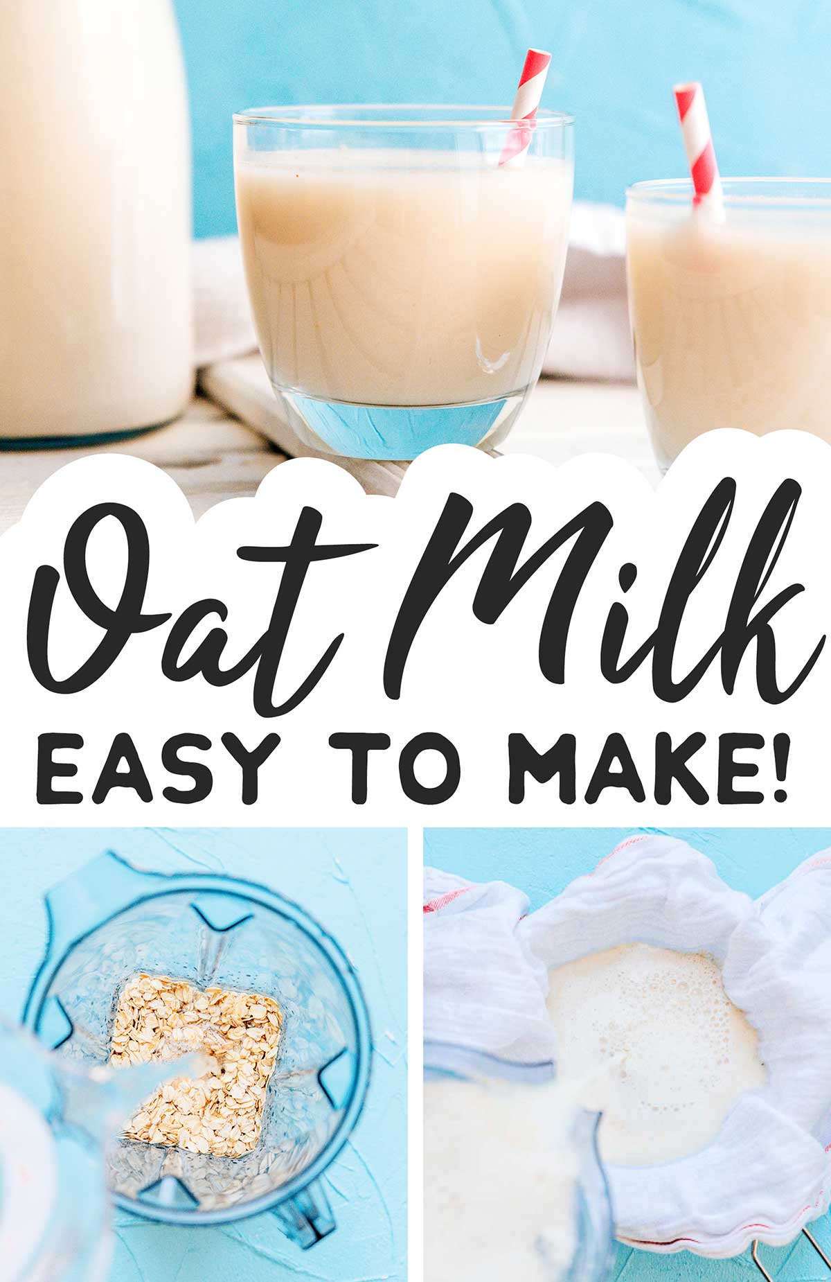 Creamy 5-Minute Oat Milk (With Flavor Options!) | Live Eat Learn