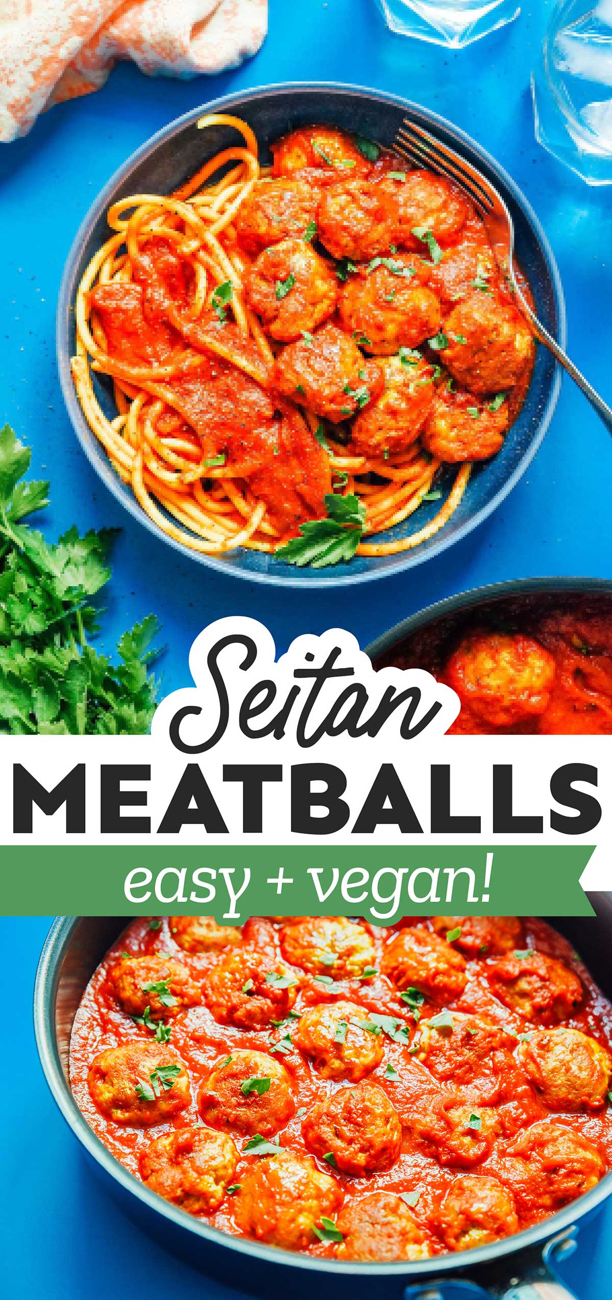 Easy Vegan Meatballs | Seitan Meatballs | Live Eat Learn