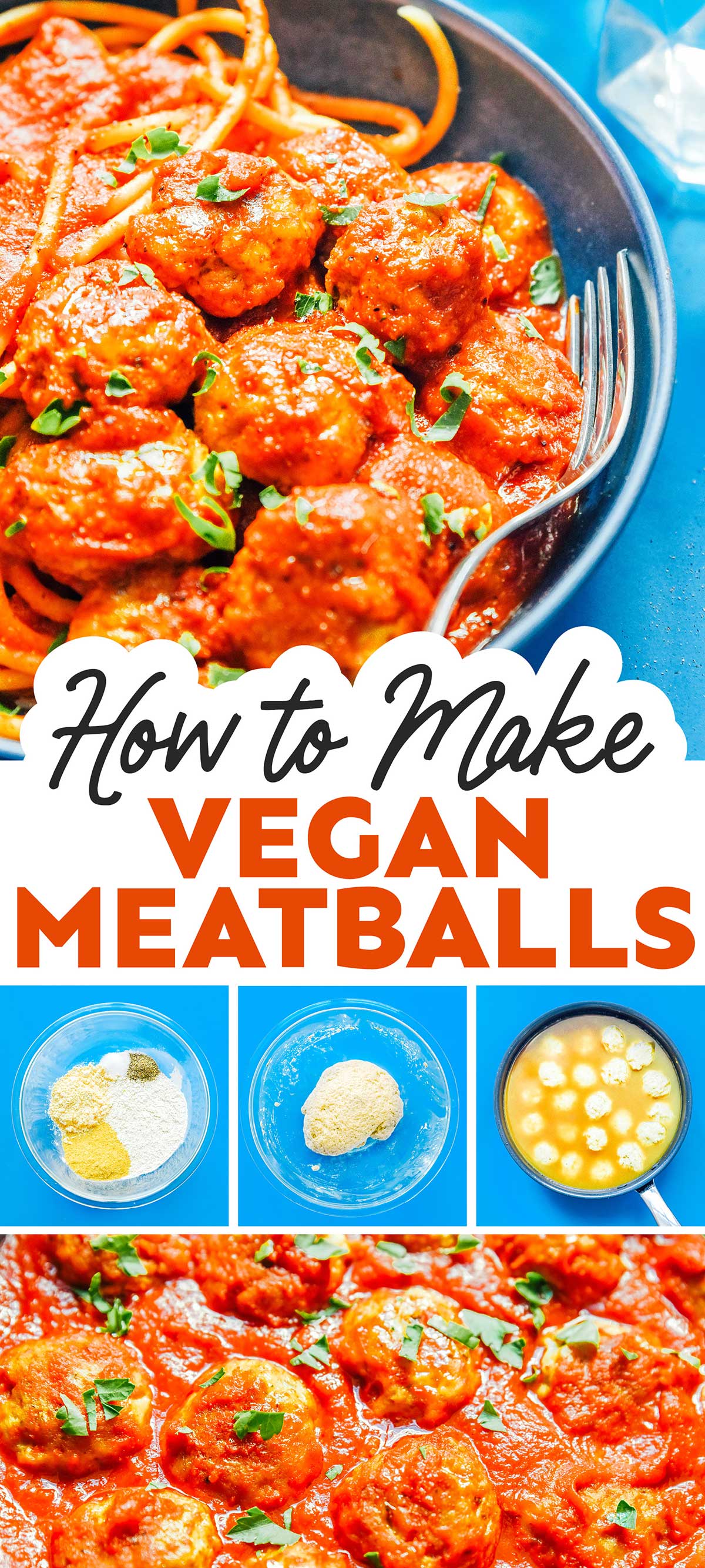 Easy Vegan Meatballs | Seitan Meatballs | Live Eat Learn