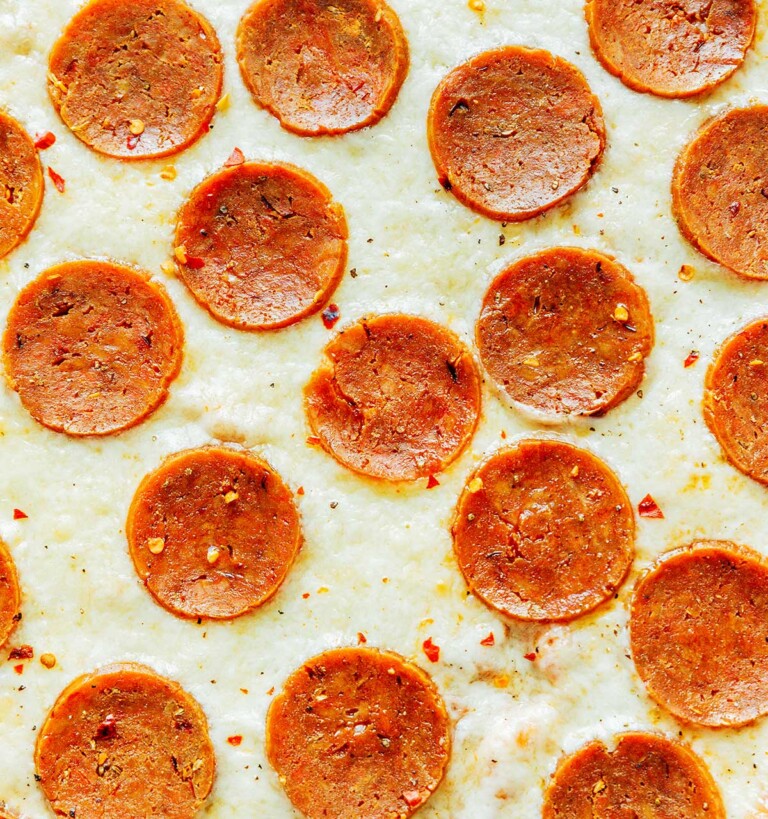 Easy Vegan Pepperoni | Live Eat Learn