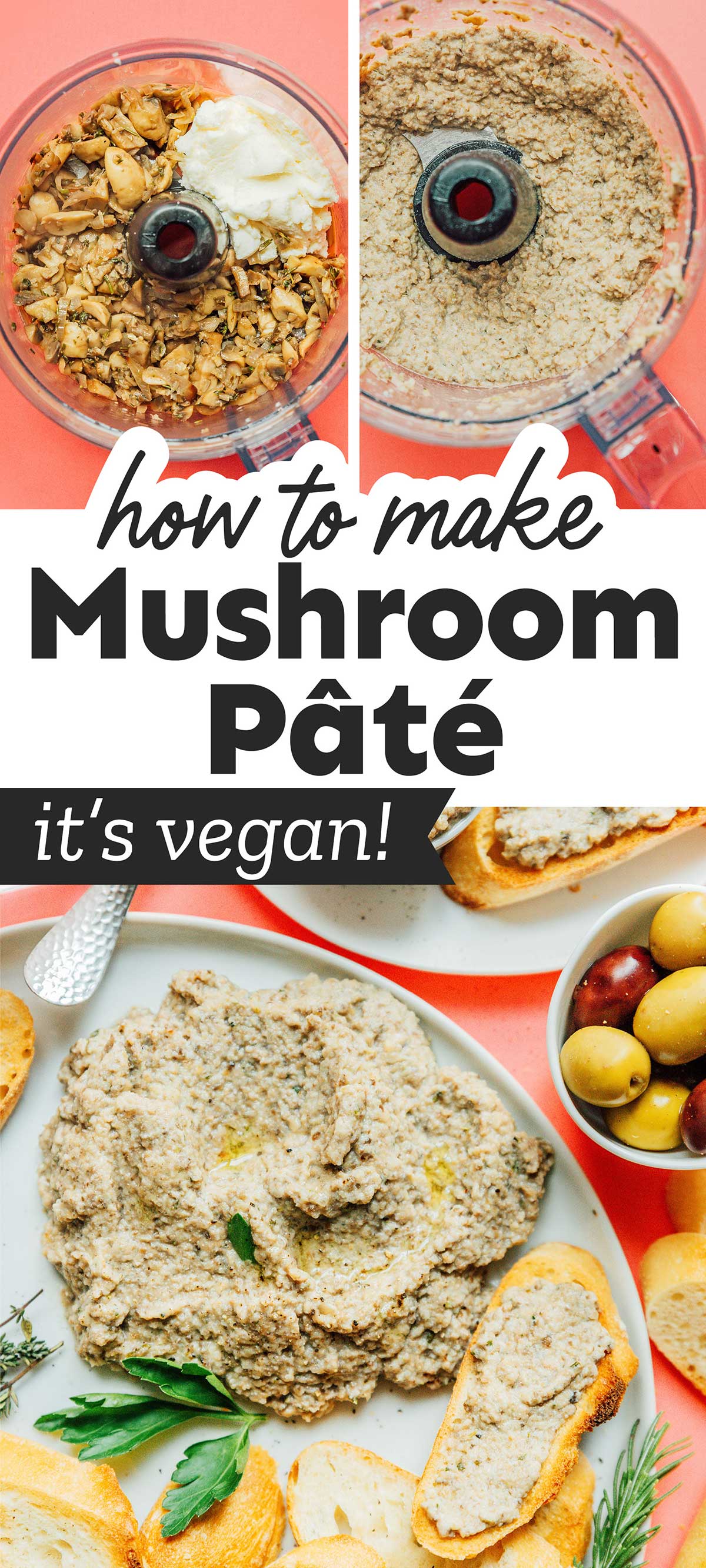Easy Mushroom Pâté (Vegetarian!) | Live Eat Learn