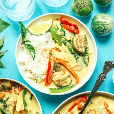 30-Minute Thai Eggplant Green Curry | Live Eat Learn
