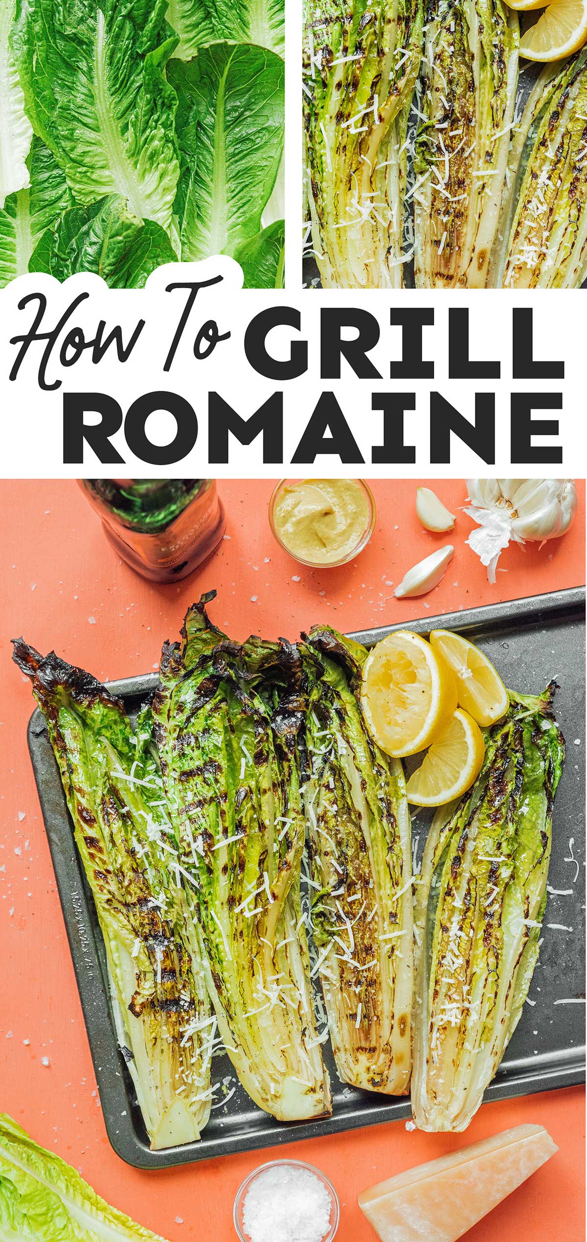 Grilled Romaine With Lemony Vinaigrette | Live Eat Learn