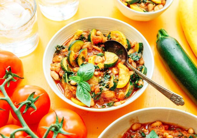 Italian-Style Zucchini Stew Recipe (Step-By-Step) | Live Eat Learn