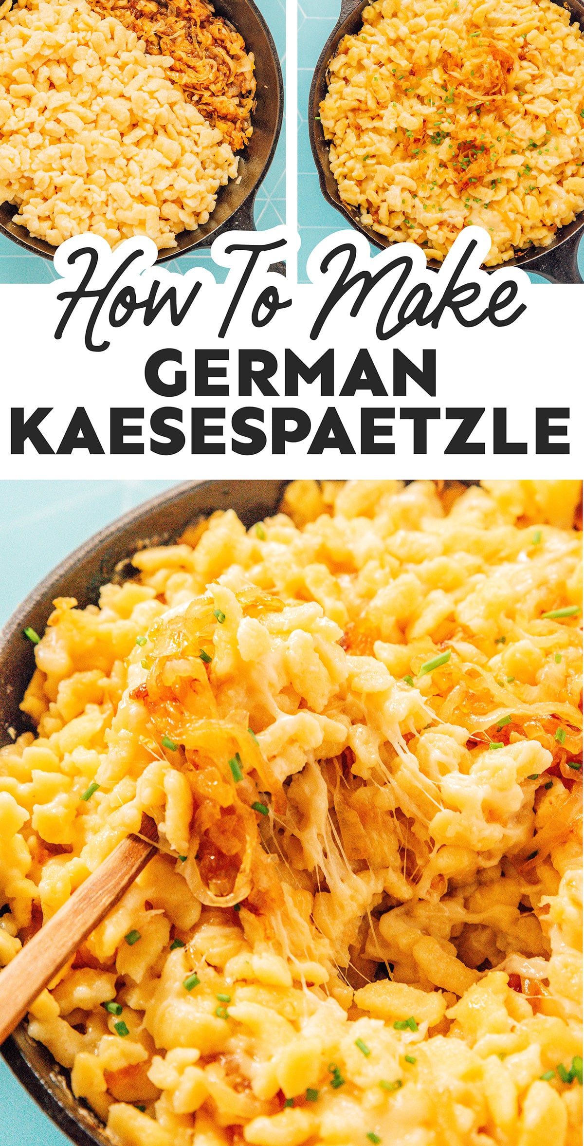 German Cheese Spaetzle Recipe (Kaesespaetzle) | Live Eat Learn