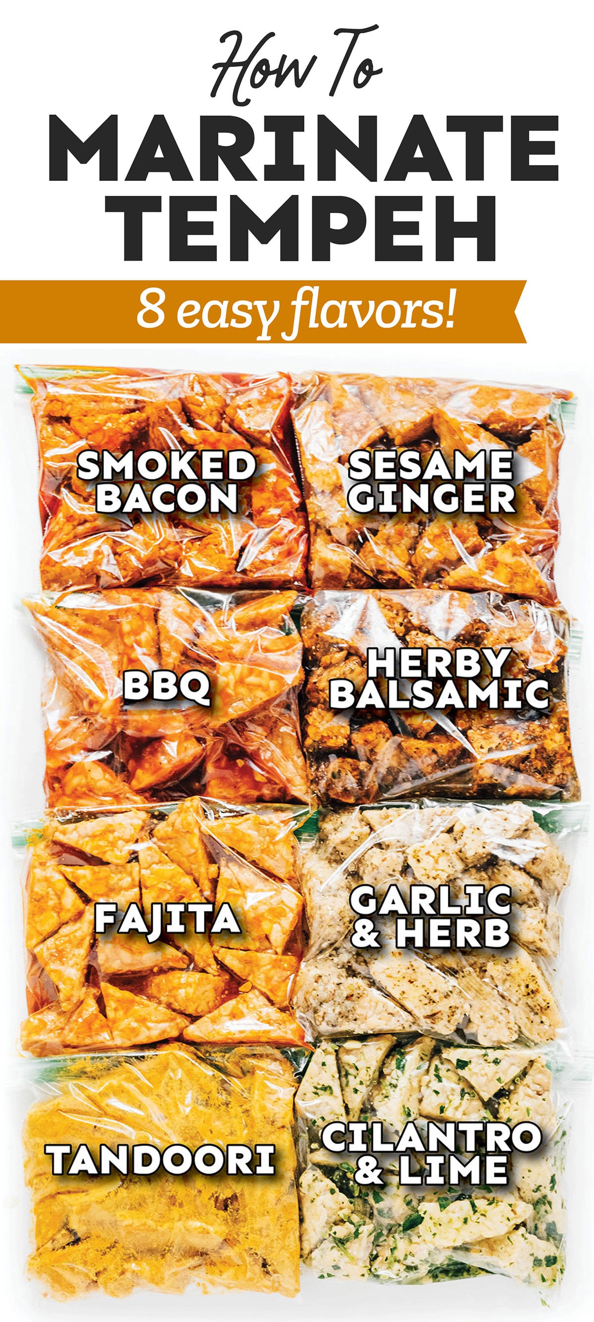 How To Marinate Tempeh (8 Flavors!) | Live Eat Learn