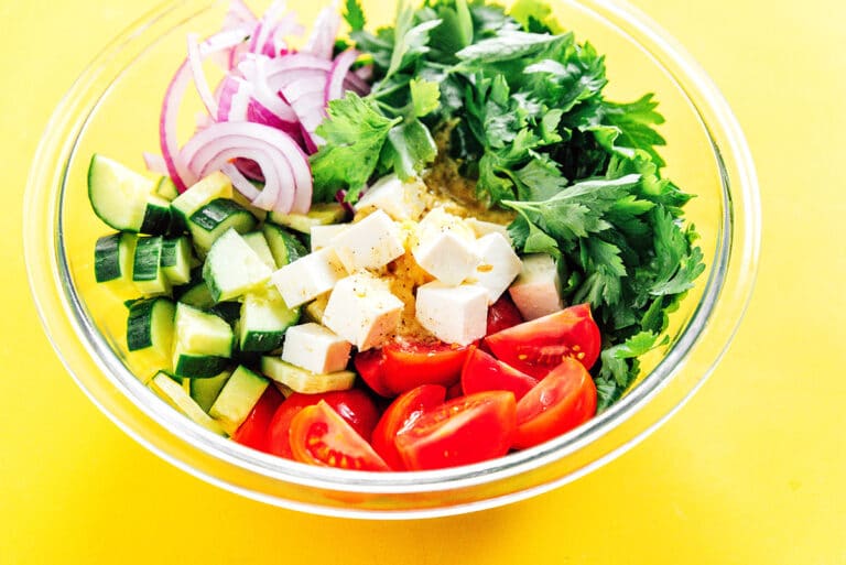 Mediterranean Parsley Leaf Salad Recipe (Skip The Lettuce!) | Live Eat ...