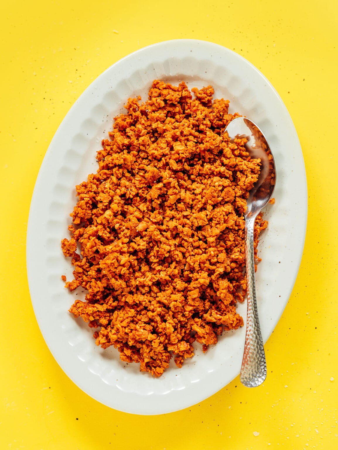 EASIEST Vegan Beef Crumbles (Step-By-Step) | Live Eat Learn