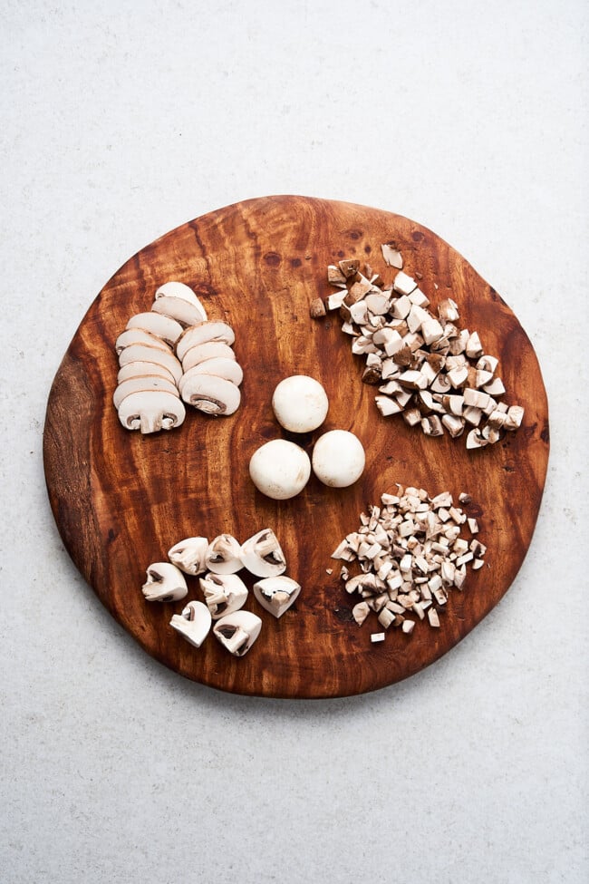 How To Cut Mushrooms (4 Methods, With Photos!) | Live Eat Learn