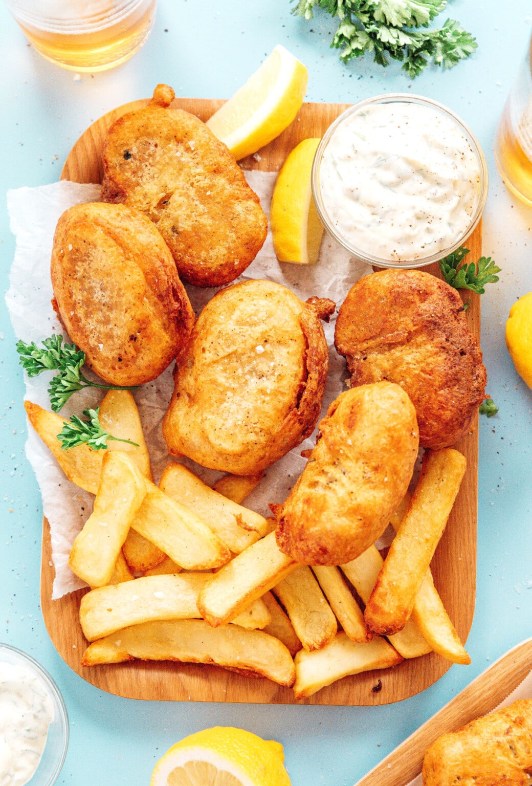 Beer Battered Vegan Fish And Chips (Flaky & Fishy!)