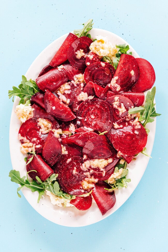 How To Make Beet Carpaccio (With Whipped Feta!) | Live Eat Learn