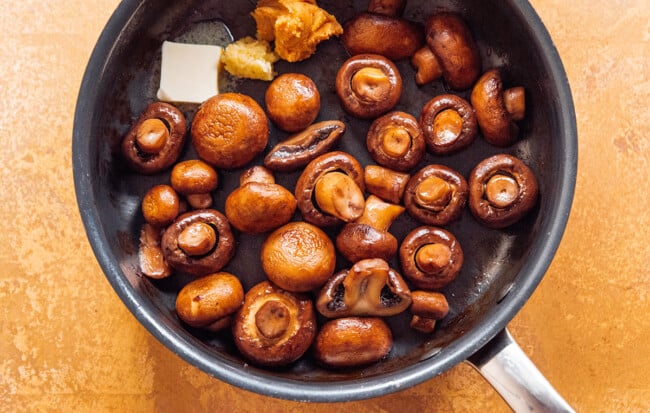 Garlic Butter Miso Mushrooms (Super Easy!) | Live Eat Learn