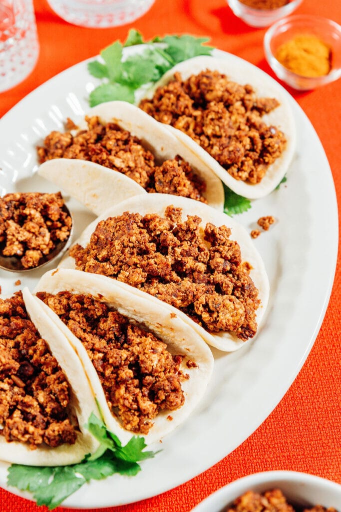 High Protein Vegan Chorizo Recipe | Live Eat Learn