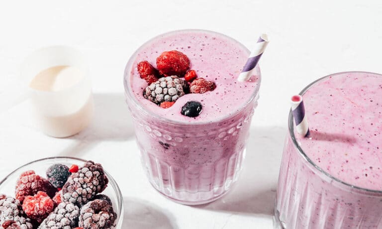 Easy Protein Smoothie Recipe (46 Grams Per Serving) | Live Eat Learn