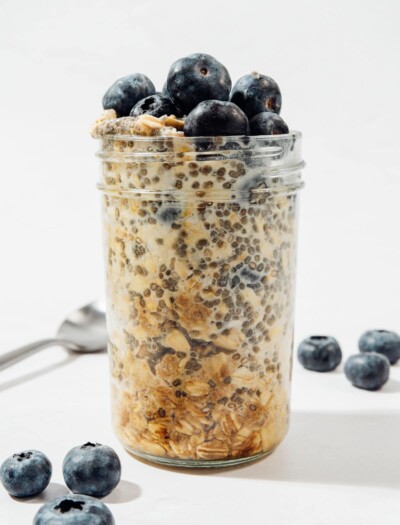 Easy Blueberry Overnight Oats Recipe | Live Eat Learn