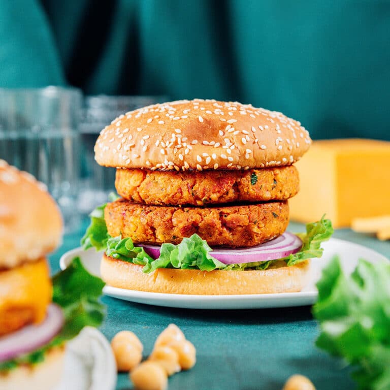 Easy Chickpea Burgers (Crumble-Free Recipe!) | Live Eat Learn