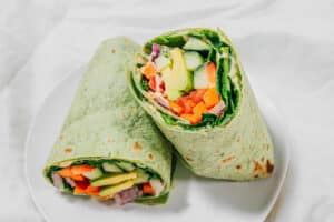Easy Veggie Wraps Recipe | Live Eat Learn