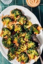 3-Ingredient Smashed Broccoli With Parmesan | Live Eat Learn