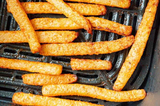 Crispy Jicama Fries (Air Fryer or Oven) | Live Eat Learn