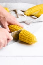 How To Shuck And Cut Corn (Without A Mess!) | Live Eat Learn