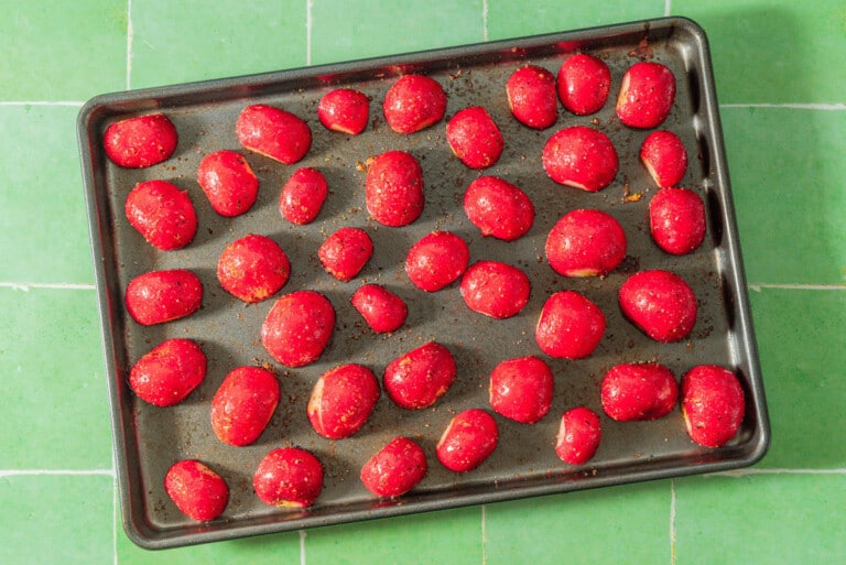 Smashed Radishes With Lemon Pepper Seasoning | Live Eat Learn
