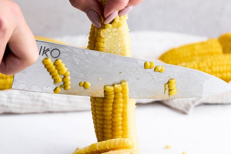 How To Shuck And Cut Corn (Without A Mess!) | Live Eat Learn