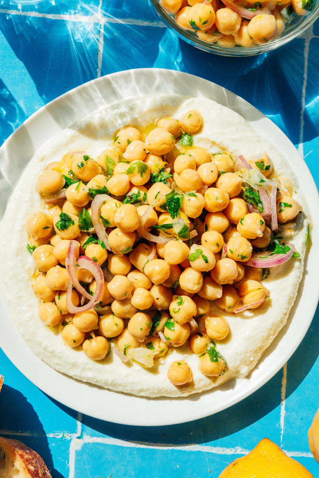 Marinated Chickpeas With Whipped Feta | Live Eat Learn