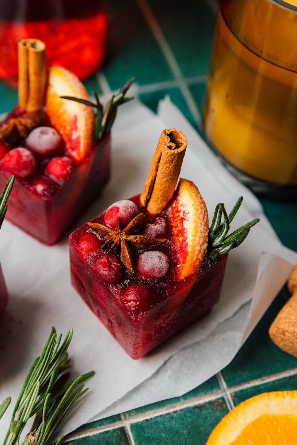 Cranberry Aperol Spritz (Ice Cube Cocktails!) | Live Eat Learn