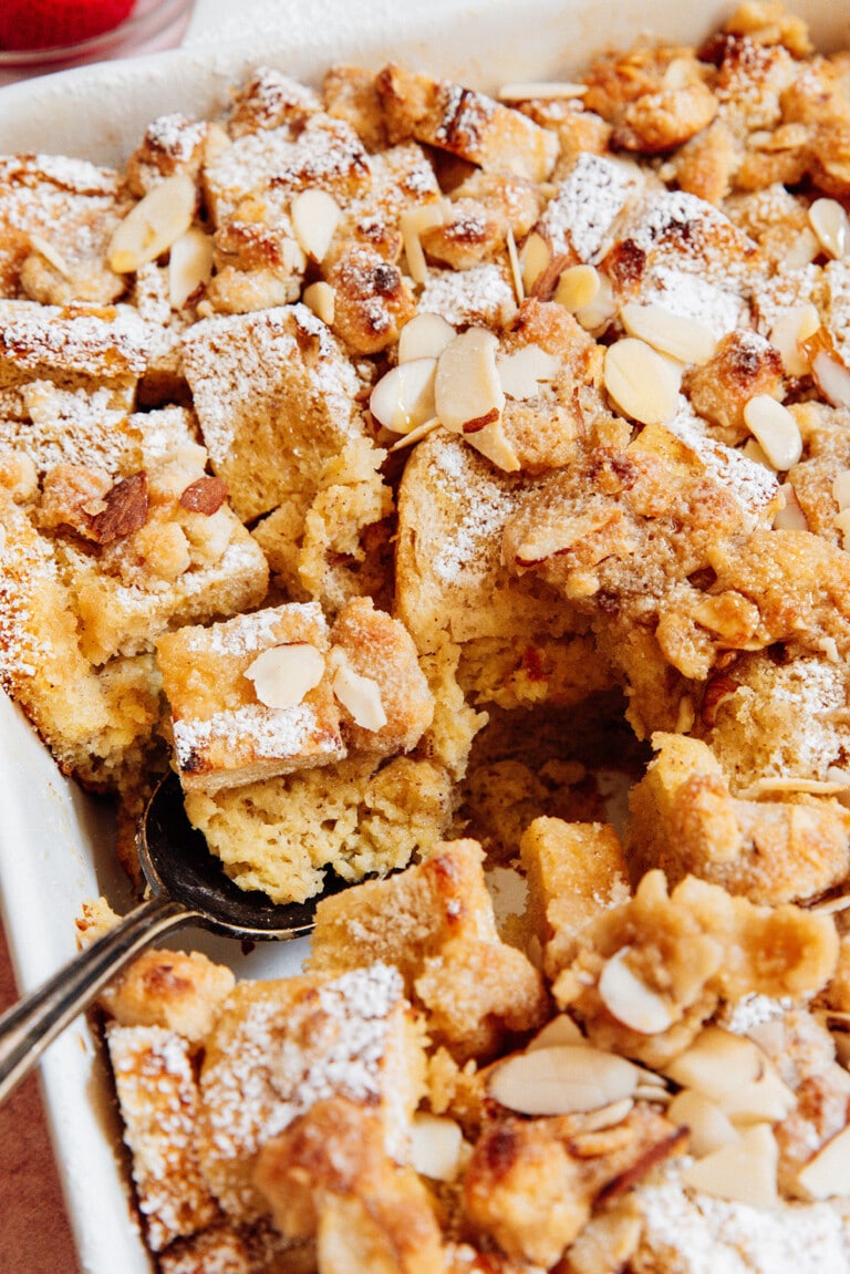 Almond French Toast Casserole | Live Eat Learn