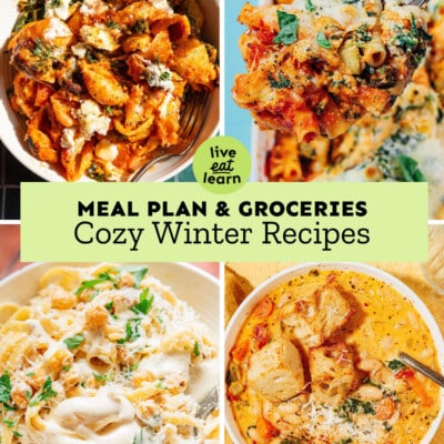 20+ Free Weekly Vegetarian Meal Plans | Live Eat Learn