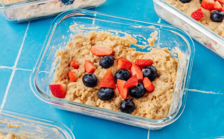High-Protein Microwavable Pancakes | Live Eat Learn
