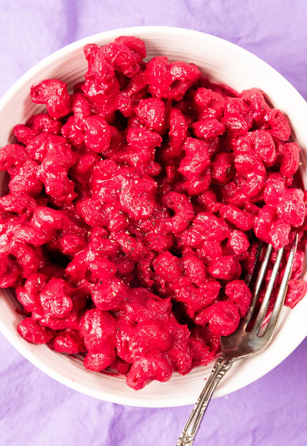 Creamy Roasted Beet Feta Pasta | Live Eat Learn