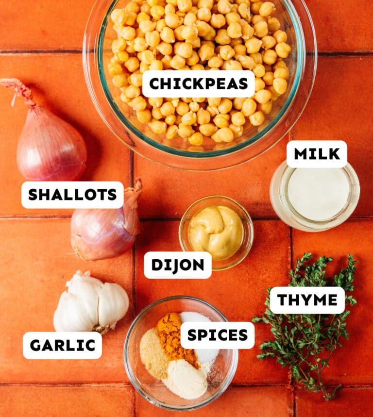 Crispy Golden Chickpeas With Mustard Shallot Sauce | Live Eat Learn