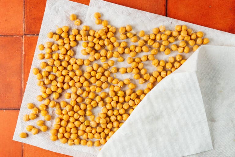 Crispy Golden Chickpeas With Mustard Shallot Sauce | Live Eat Learn