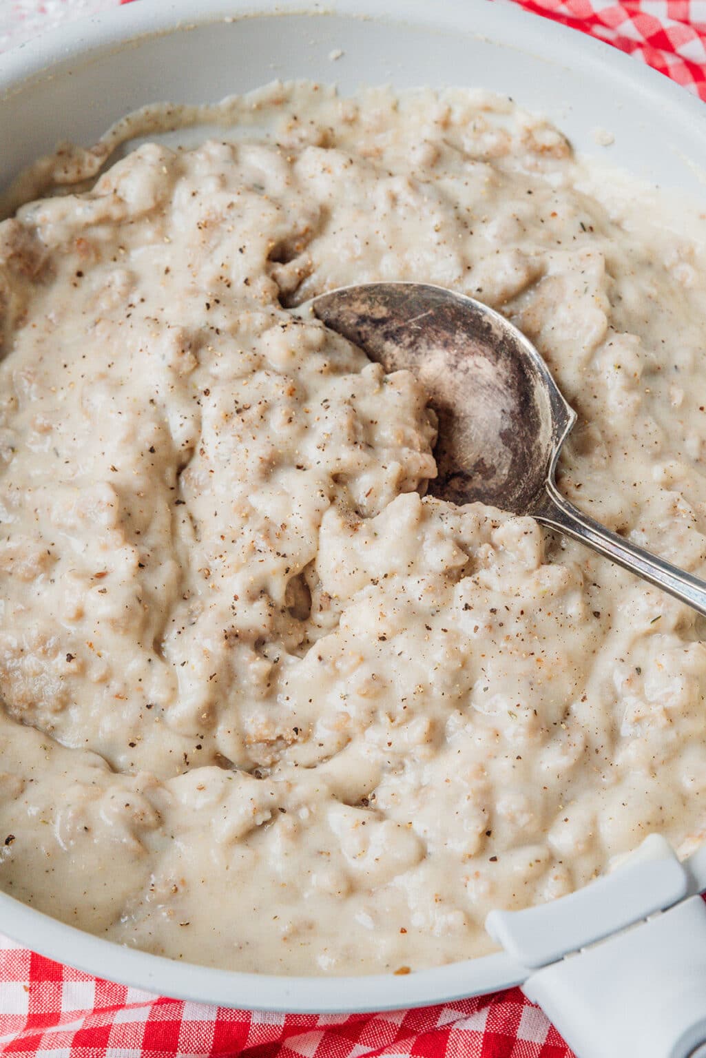 Creamy Vegan Sausage Gravy (For Biscuits and Gravy!) | Live Eat Learn