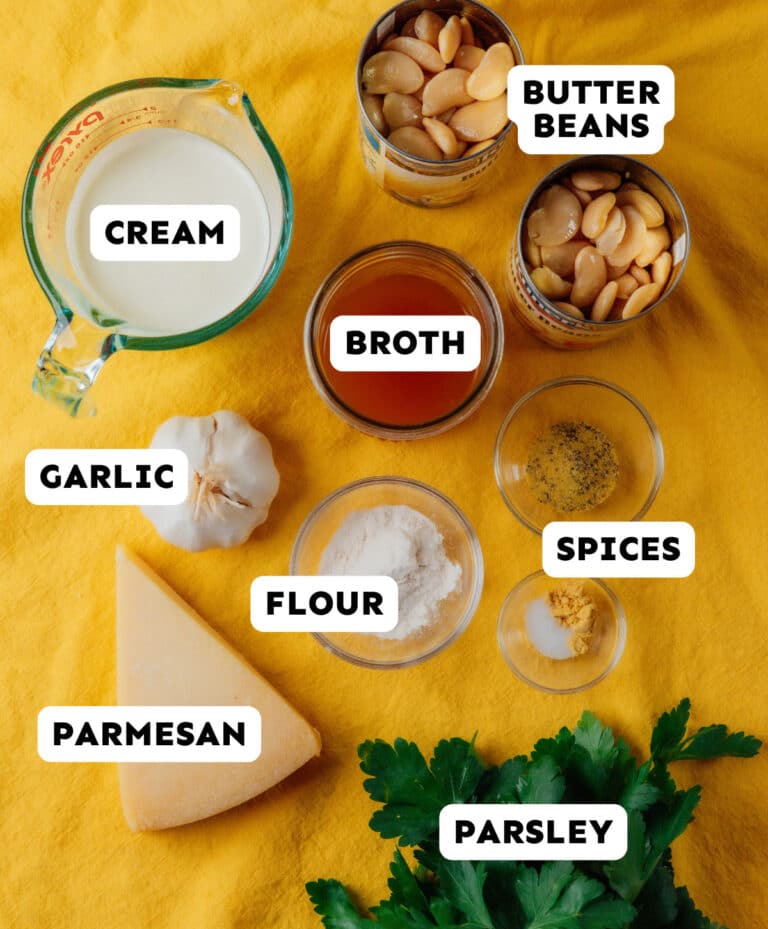 Creamy Lemon Pepper Butter Beans Skillet | Live Eat Learn