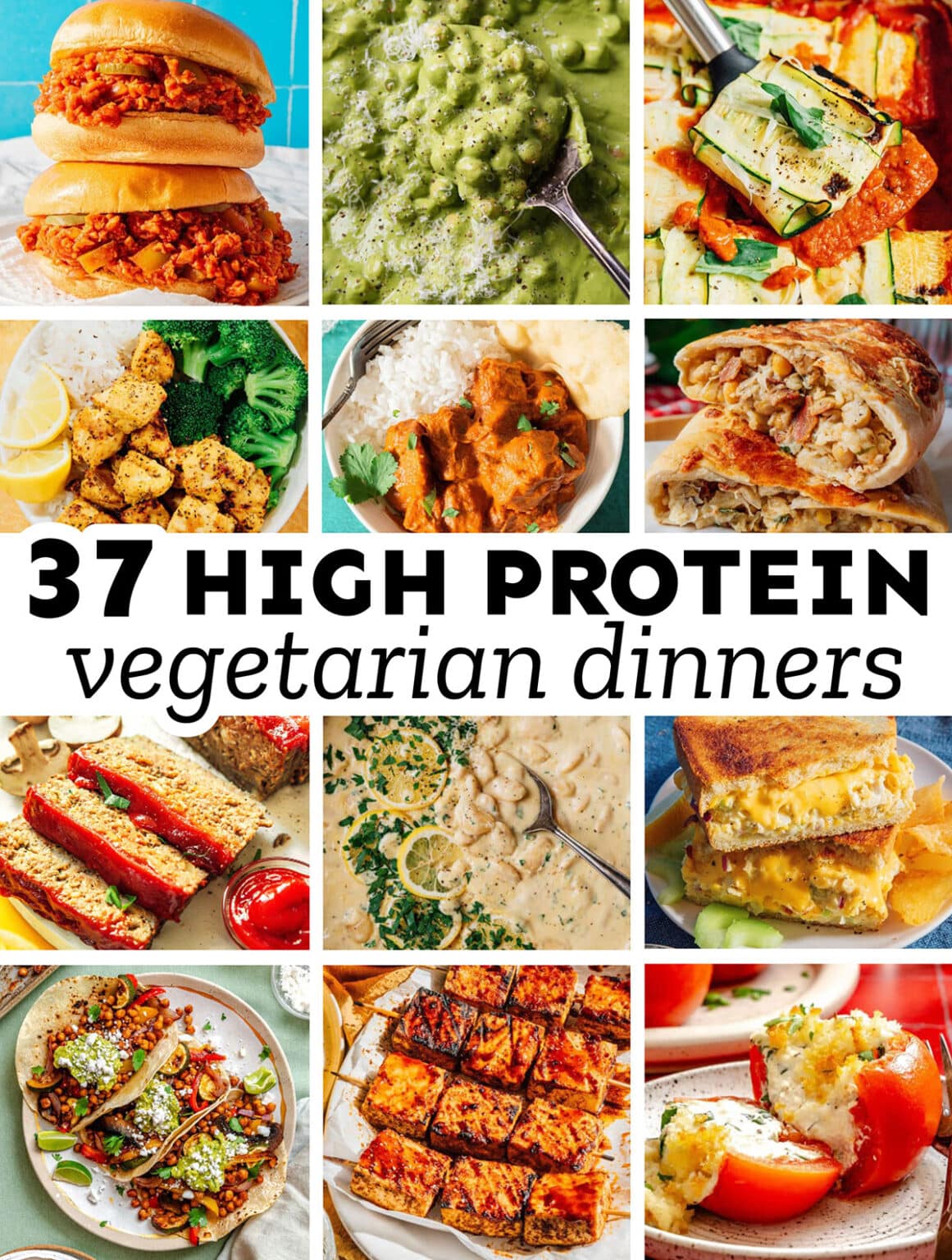 37 High Protein Vegetarian Dinner Ideas | Live Eat Learn