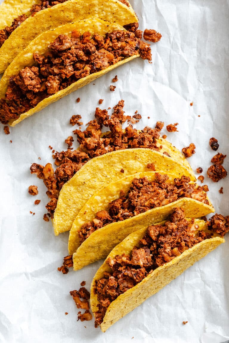 6-Ingredient Baked Walnut Taco Meat (So Easy!) | Live Eat Learn